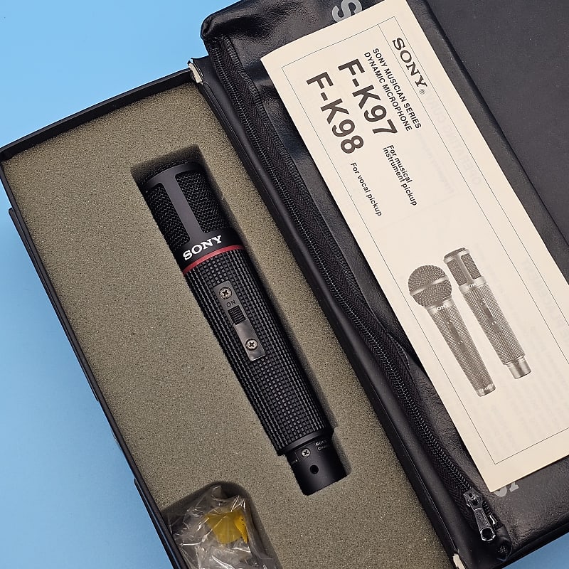 ☆Vintage Sony F-K97 Dynamic Instrument Microphone - Shure | Reverb