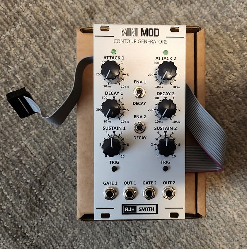 AJH Synth MiniMod Dual Contour Generators 2023 - Silver | Reverb AJH Synth MiniMod Dual Contour Generators 2023 - Silver | Reverb