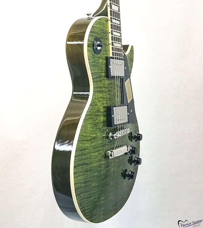 Gibson Les Paul Custom Shop Class 5 - Army Green Finish | Reverb