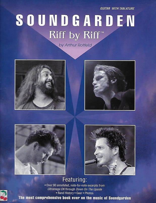 Cherry Lane Soundgarden Riff by Riff Guitar Tab 1997 Sheet | Reverb