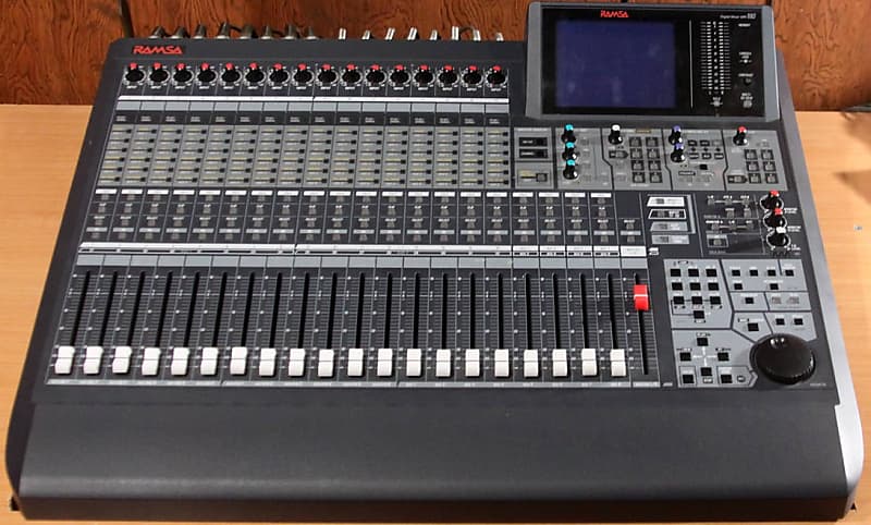 RAMSA Digital Mixer WR - DA7 w/ brand new Meter Bridge + 3 | Reverb