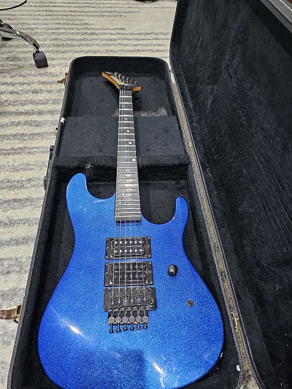 Kramer Nightswan 1988 - Blue Sparkle | Reverb