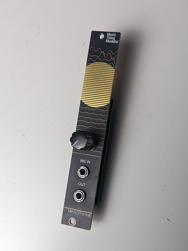 Music Thing Modular MIKROPHONIE Module - Black | Reverb