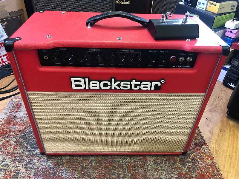 Blackstar Limited Edition Red HT Club 40 Valve Combo Guitar | Reverb