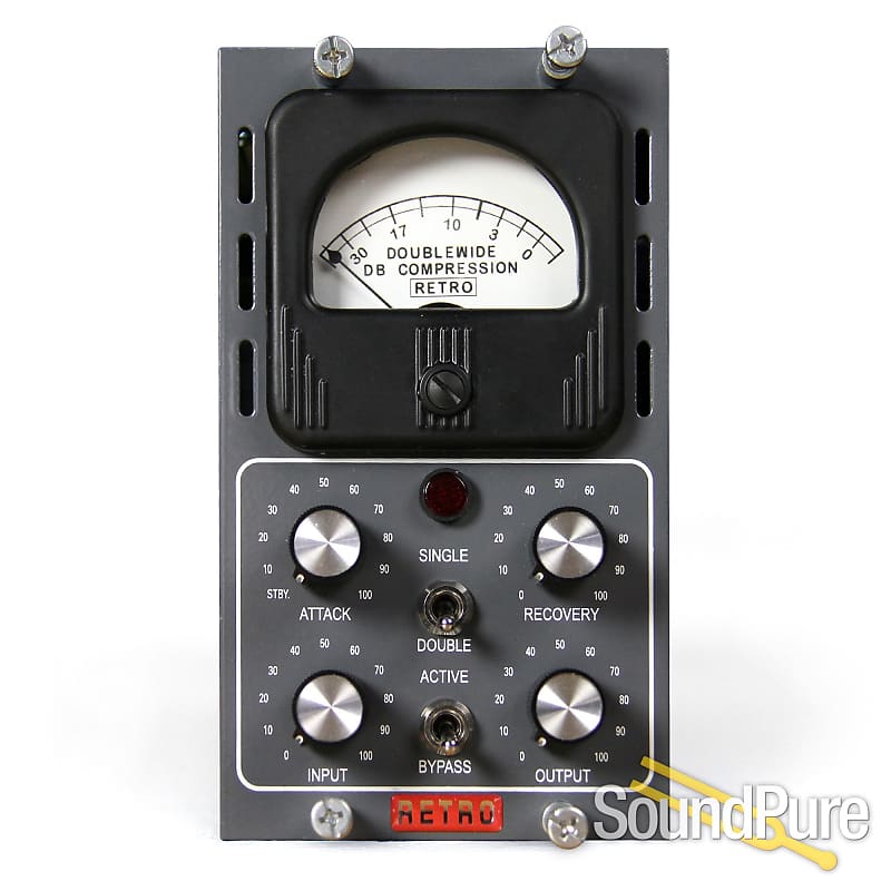 Retro Doublewide 500-Series Tube Compressor | Reverb