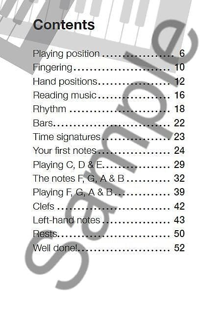 Playbook - Learn To Play Keyboard - a handy beginner's | Reverb UK