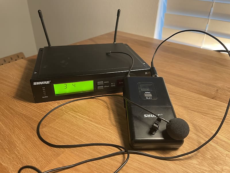 Shure SLX14 / 93 Lavalier (H19) Wireless Microphone System | Reverb