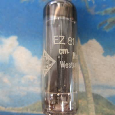 Vintage Telefunken EZ81 6CA4 Rectifier tube, West | Reverb Australia