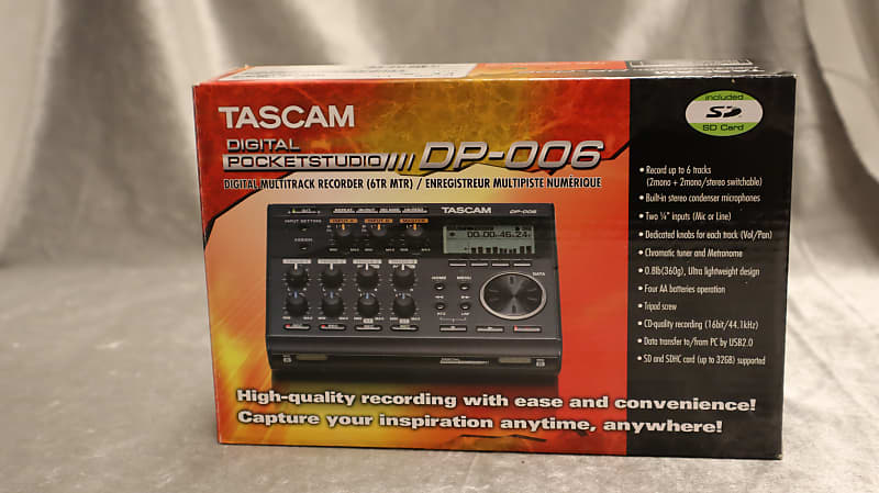 Tascam Digital Pocket Studio DP-006 Digital Multitrack | Reverb