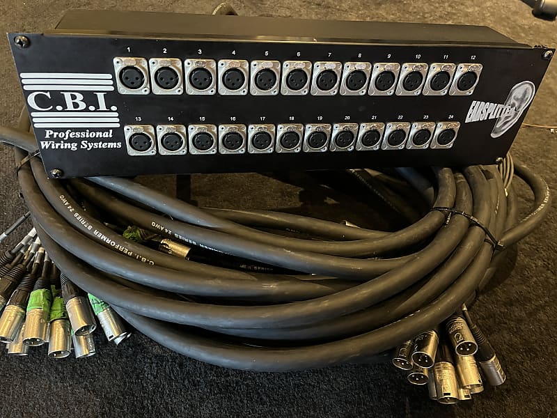 CBI Cables 24 Channel Transformer Isolated Mic Splitter | Reverb