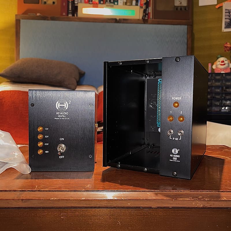 H2 Audio Helios 002 2-Channel 0011-Series Rack with PSU 2022 | Reverb