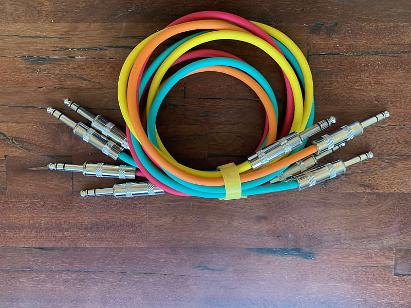 Seismic Audio ¼” TRS to ¼” TRS Stereo Patch Cables, 3 Feet, | Reverb