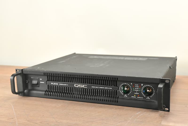 QSC PL340 Powerlight 3 Series 2-Channel Power Amplifier | Reverb