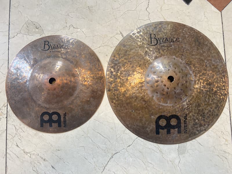 Meinl Byzance Dark 8 & 10 Inch Splash Set | Reverb