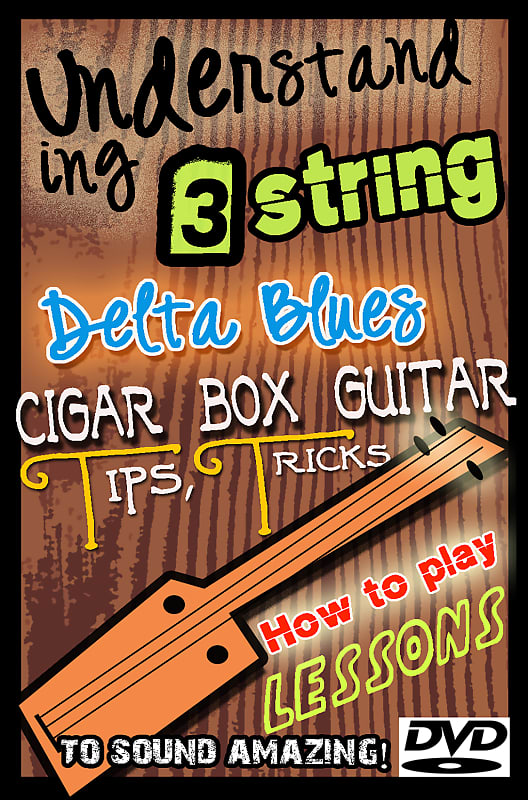 3 String Guitar Lessons - Learn How to Play Old Time Blues & | Reverb