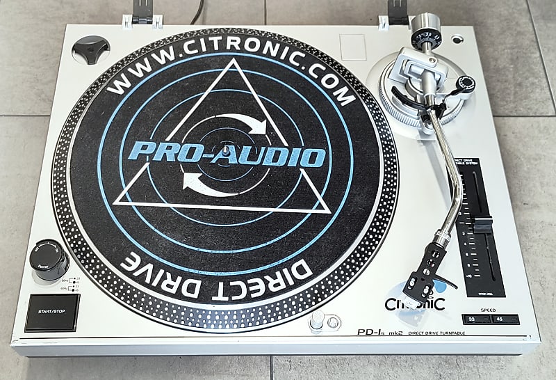 Citronic PD-1s MK II Direct Drive DJ Turntable | Reverb