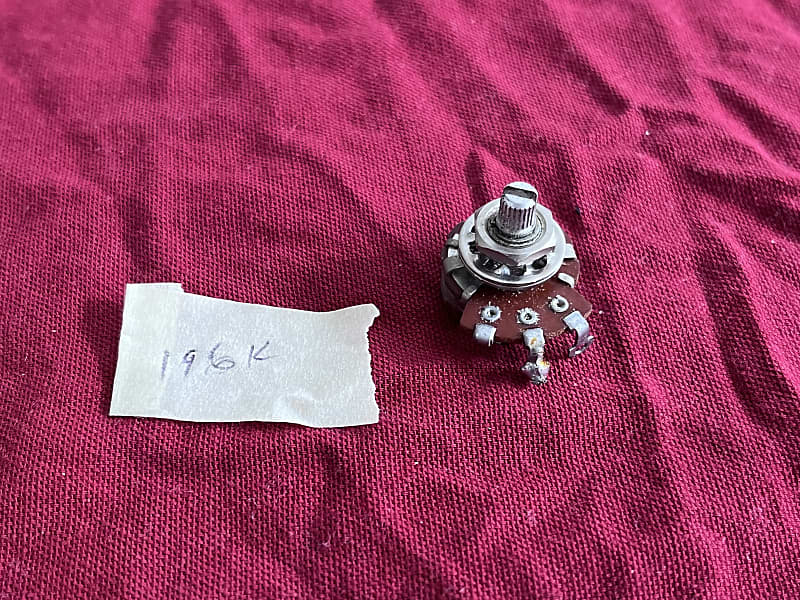 1956 1957 Fender Stratocaster guitar volume pot | Reverb Canada