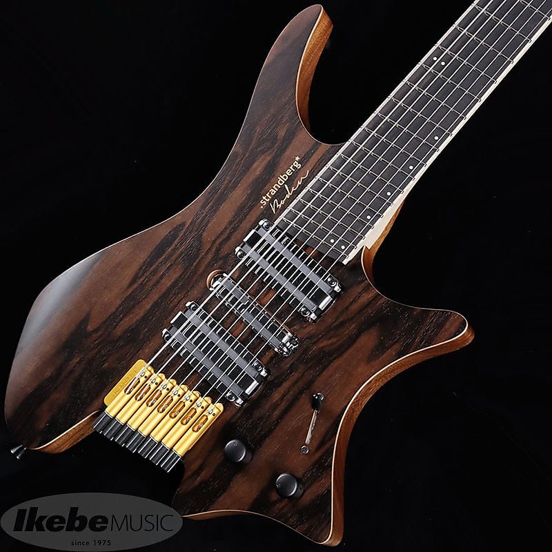 Strandberg Boden J-Series J7 Standard Macassar Ebony (Brown | Reverb