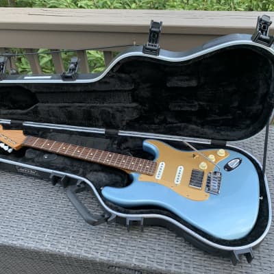 Warmoth Stratocaster 2021 Ice Blue Metallic with Roasted | Reverb