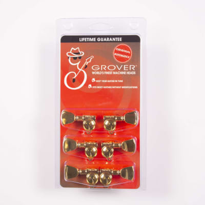 Grover Gold Keystone Button Rotomatic Tuners For | Reverb