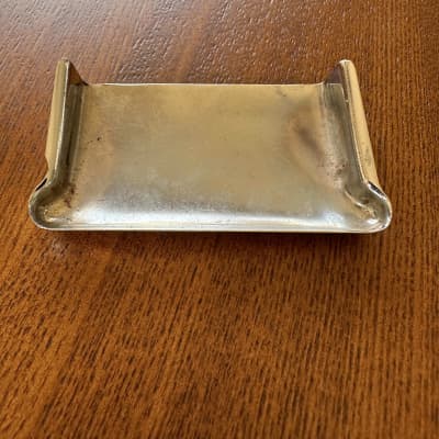 Early '60s Fender Stratocaster Bridge Cover - detailed pics! | Reverb