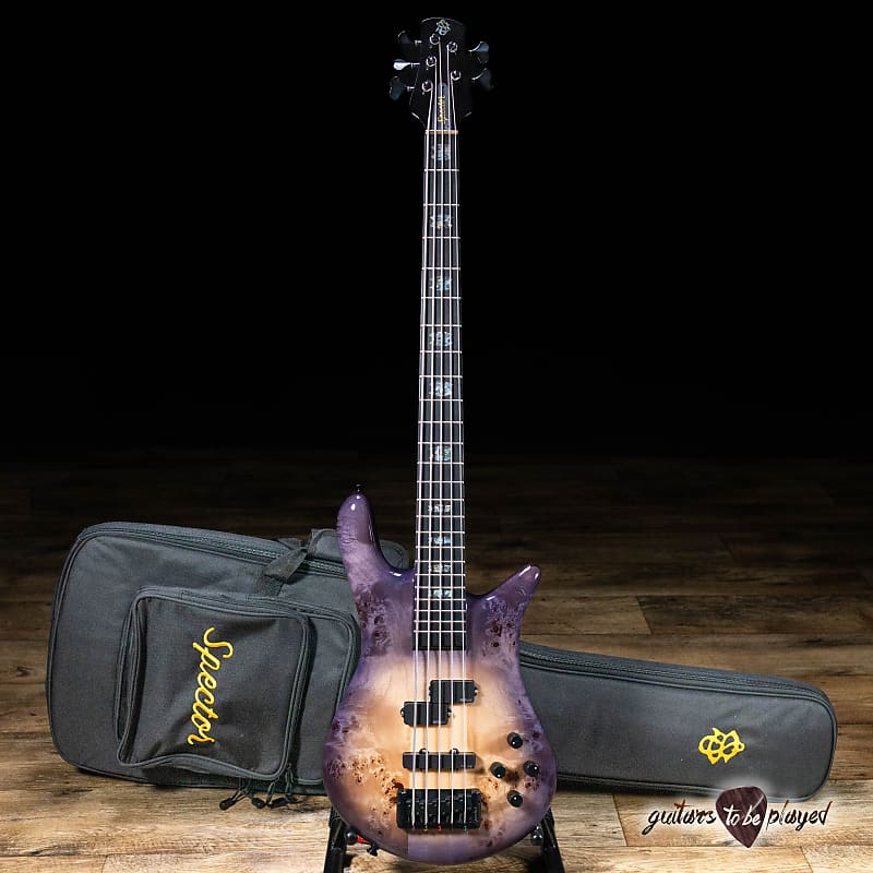 Spector Euro 5 CST 5-String EMG Bass – Natural Violet Burst | Reverb
