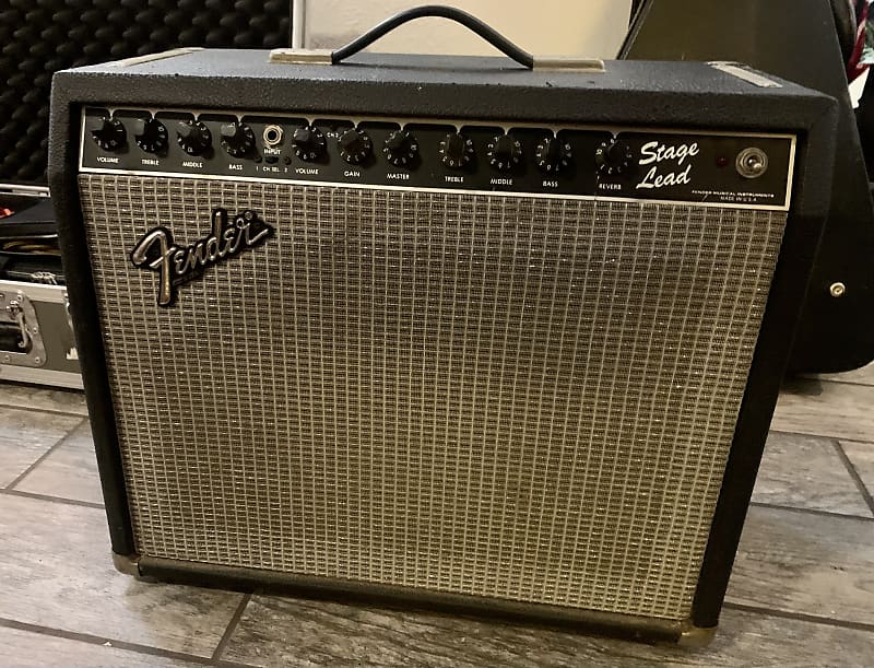 Fender Stage Lead Guitar Amp, 1980s, Black | Reverb