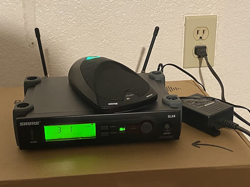 Shure SLX 4 receiver and wireless boundary mic (J3) 2012 | Reverb