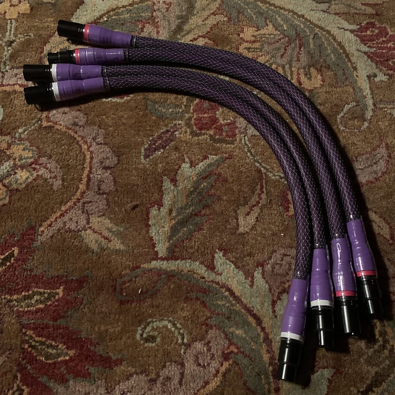 4x Acoustic Zen Matrix Reference II (XLR) .5m pair | Reverb