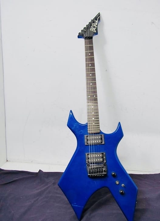 BC Rich Platinum Series Warlock 1987 Strange Blue | Reverb