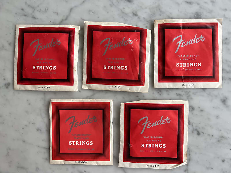 1950’s Fender Pack of Strings (5) Rare Vintage Pre CBS | Reverb