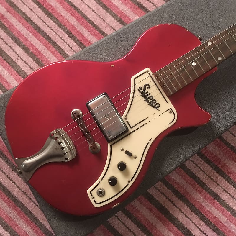 1960's Supro Model 1507 3/4 Electric Guitar Valco w/Case | Reverb