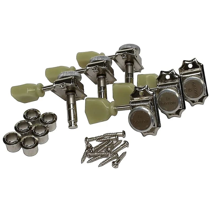 Gotoh Vintage Locking Tuner Set - Nickel | Reverb
