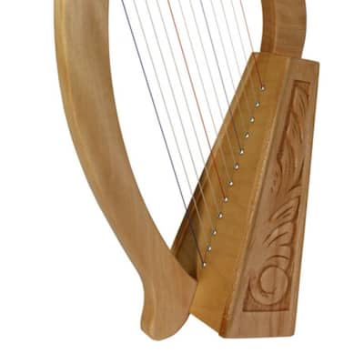 Roosebeck 12-String Celtic Style Baby Harp - Lacewood | Reverb