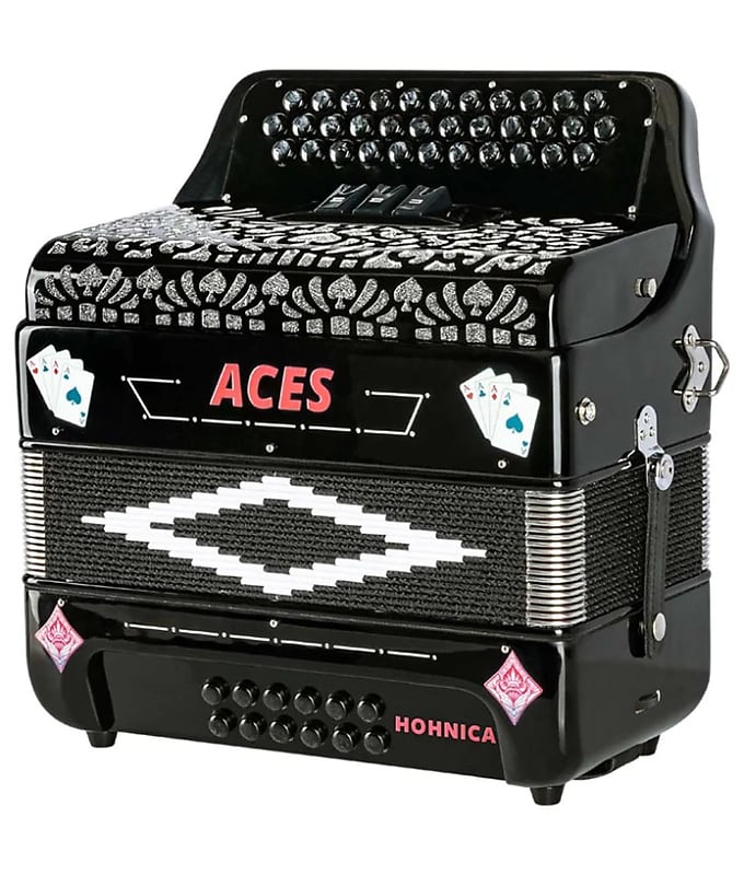 Hohner Honica Aces II EAD BLK Accordion - 3 Registers ACES II | Reverb