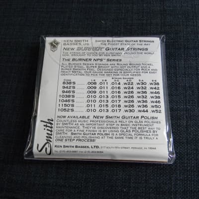Ken Smith Burner Electric Guitar Strings Round Wound Nickel | Reverb