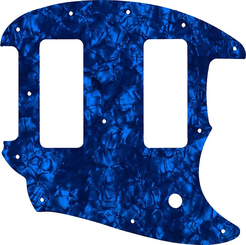 WD Custom Pickguard For Fender OffSet Series Mustang #28DBP | Reverb