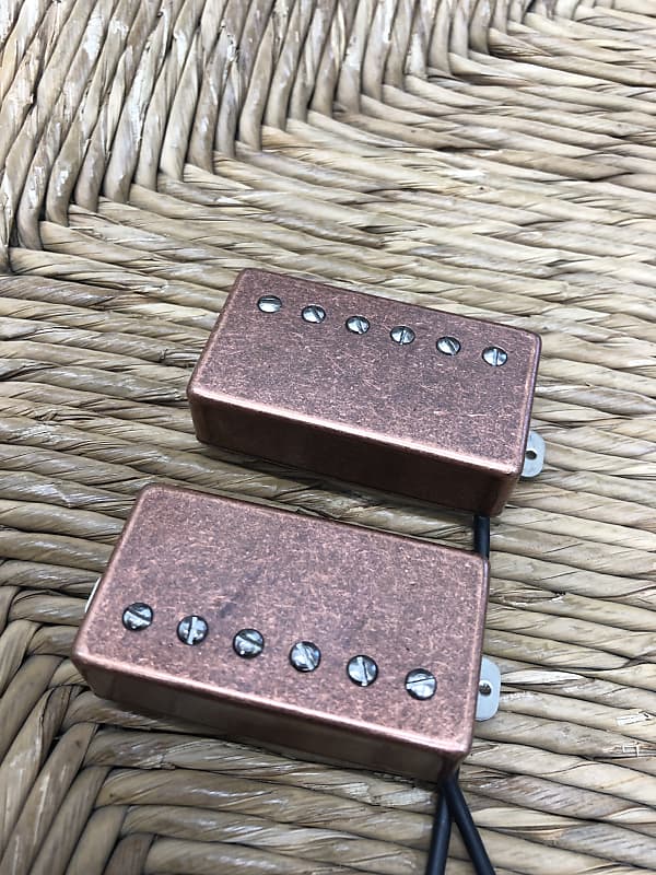 Porter Pickups aged copper classic humbucker set | Reverb