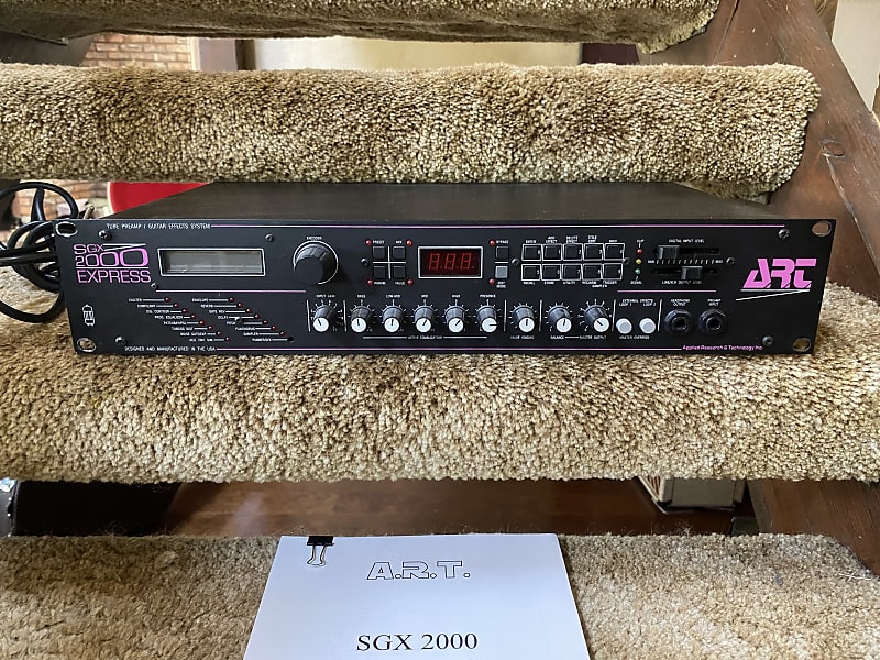 ART SGX 2000 Multi Effect Guitar Preamp Rackmount 90s | Reverb
