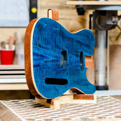 Flamed Maple Telecaster Body / Maple & Mahogany Tele | Reverb