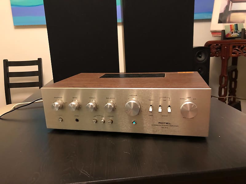 Vintage 1970's Rotel RA-312 Stereo Integrated Amplifier in | Reverb
