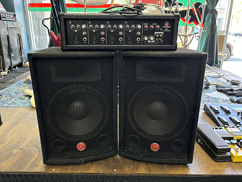 Harbinger M60 PA System 4 Channel Mixer 60 Watt | Reverb