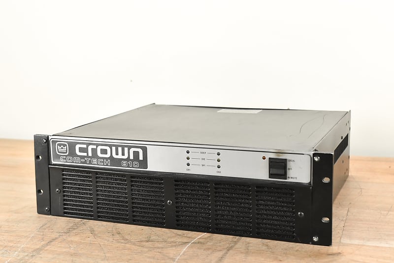 Crown Com-Tech 810 2-Channel Power Amplifier CG001MP | Reverb