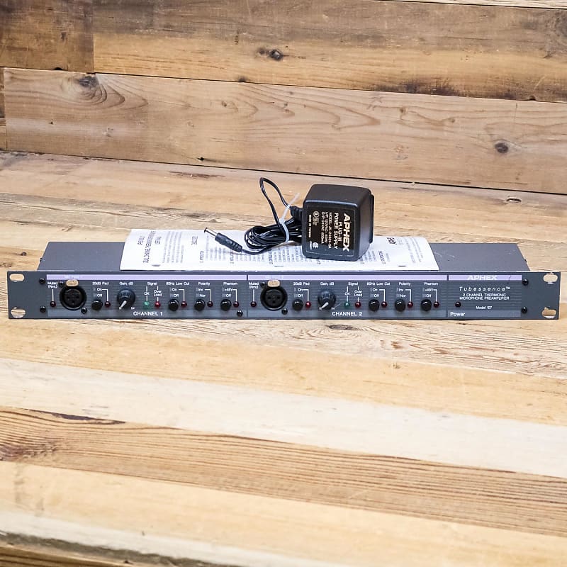 Aphex Model 107 Stereo Tube Mic Preamp | Reverb