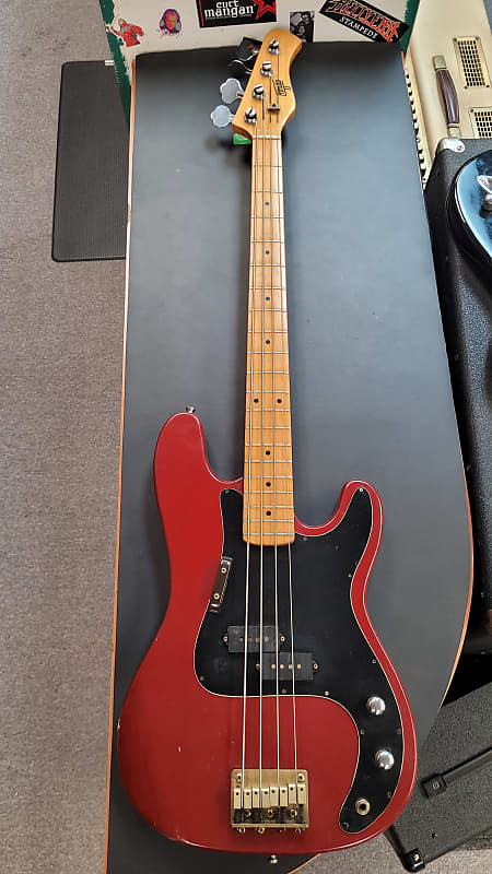 Hondo H 830R P-Bass - Deep Red | Reverb