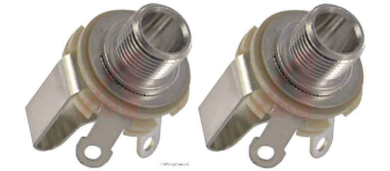 (2 PACK) SWITCHCRAFT 12B 1/4" TRS / Stereo Panel Mount Jack - | Reverb