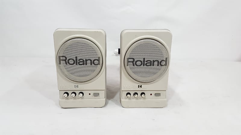 Roland MA-12C Amplified Stereo Micro Monitor Speakers Desktop | Reverb