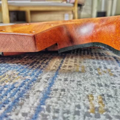 FULLY LOADED Warmoth Telecaster Body: Mahogany Carved Top | Reverb