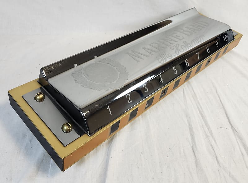 Hohner Giant 28" Marine Band Harmonica Store Display, Rare! | Reverb