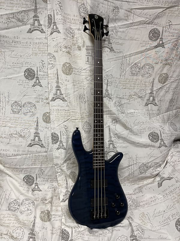 Spector Legend 4 Classic 2002 Blue Quilt Made in Korea | Reverb